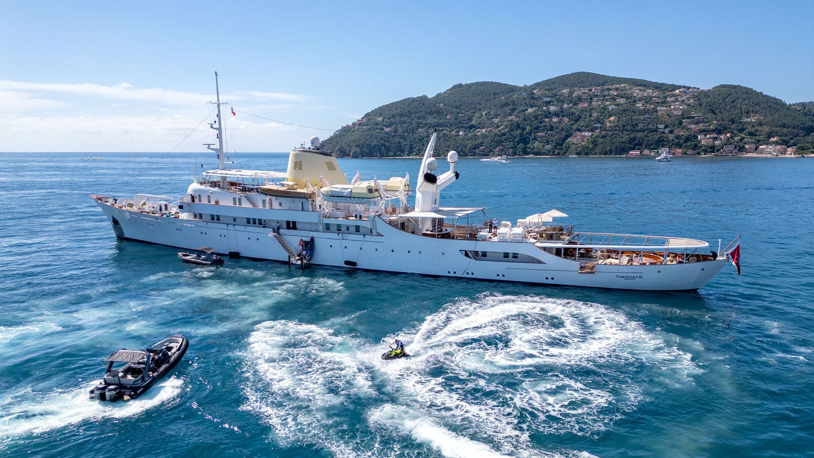 Legendary 99m superyacht Christina O now for sale at €52M